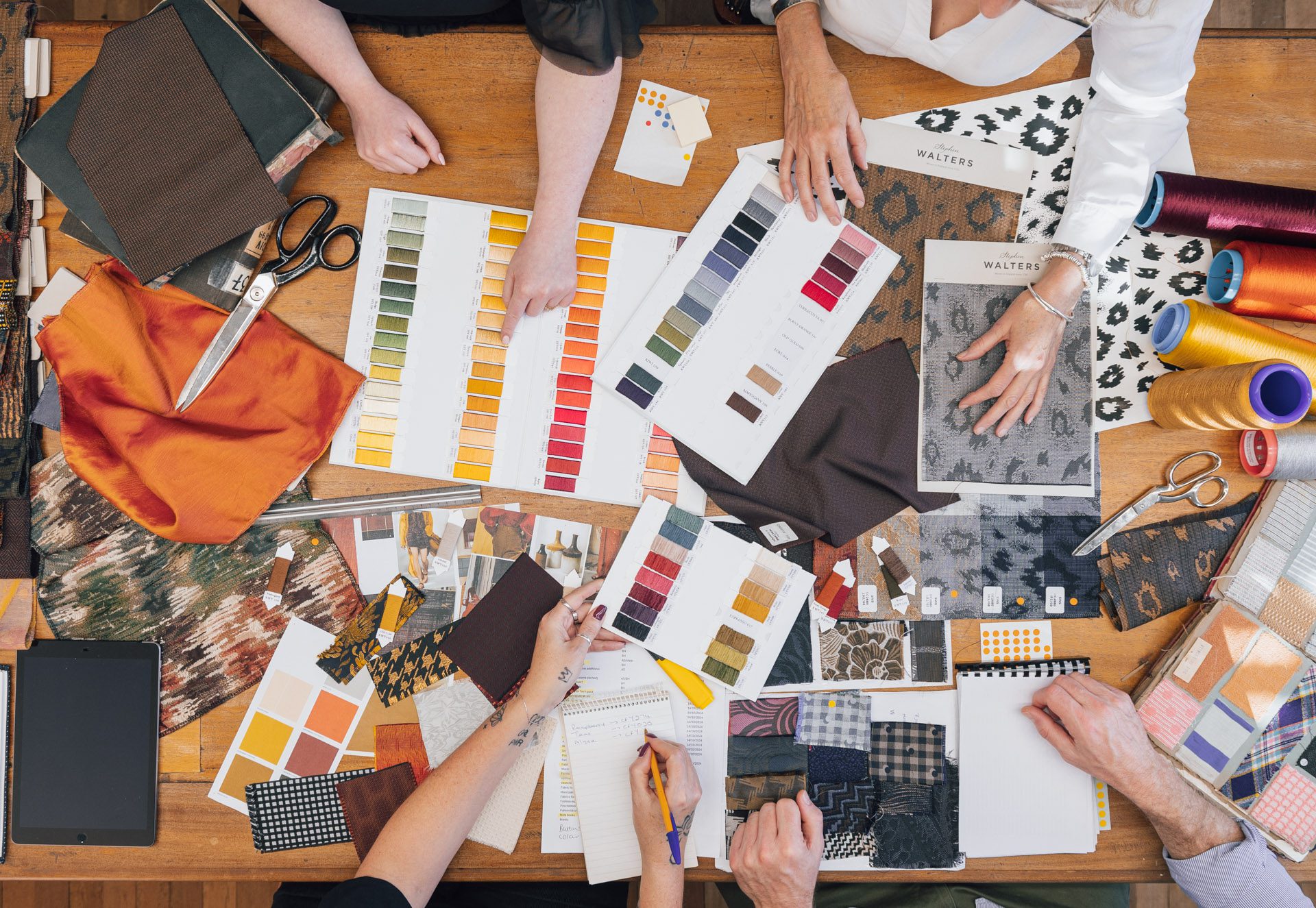 Collaborative Approach: Bespoke Silk Fabrics - Stephen Walters